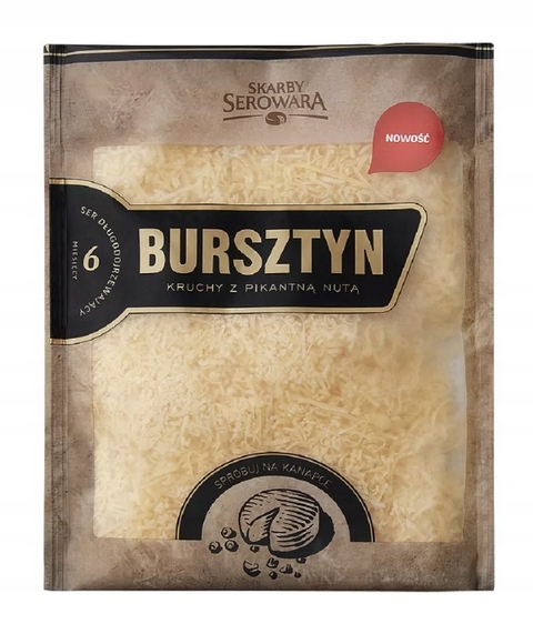 Skarby Serowara Ser Bursztyn tarty 100 g • Cena, Opinie - Allegro