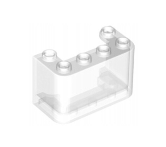 LEGO 4594 Szyba 2x4x2 trans clear 6240532 1szt N • Cena, Opinie - Allegro