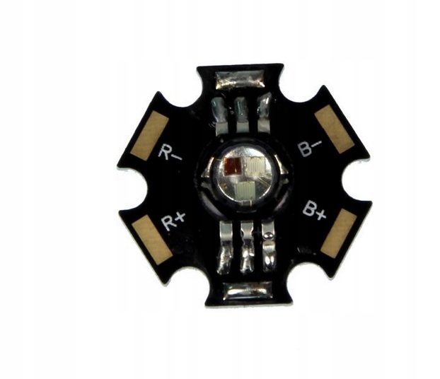 Dioda mocy power LED 1W STAR z radiatorem RGB - Sklep, Opinie, Cena w ...
