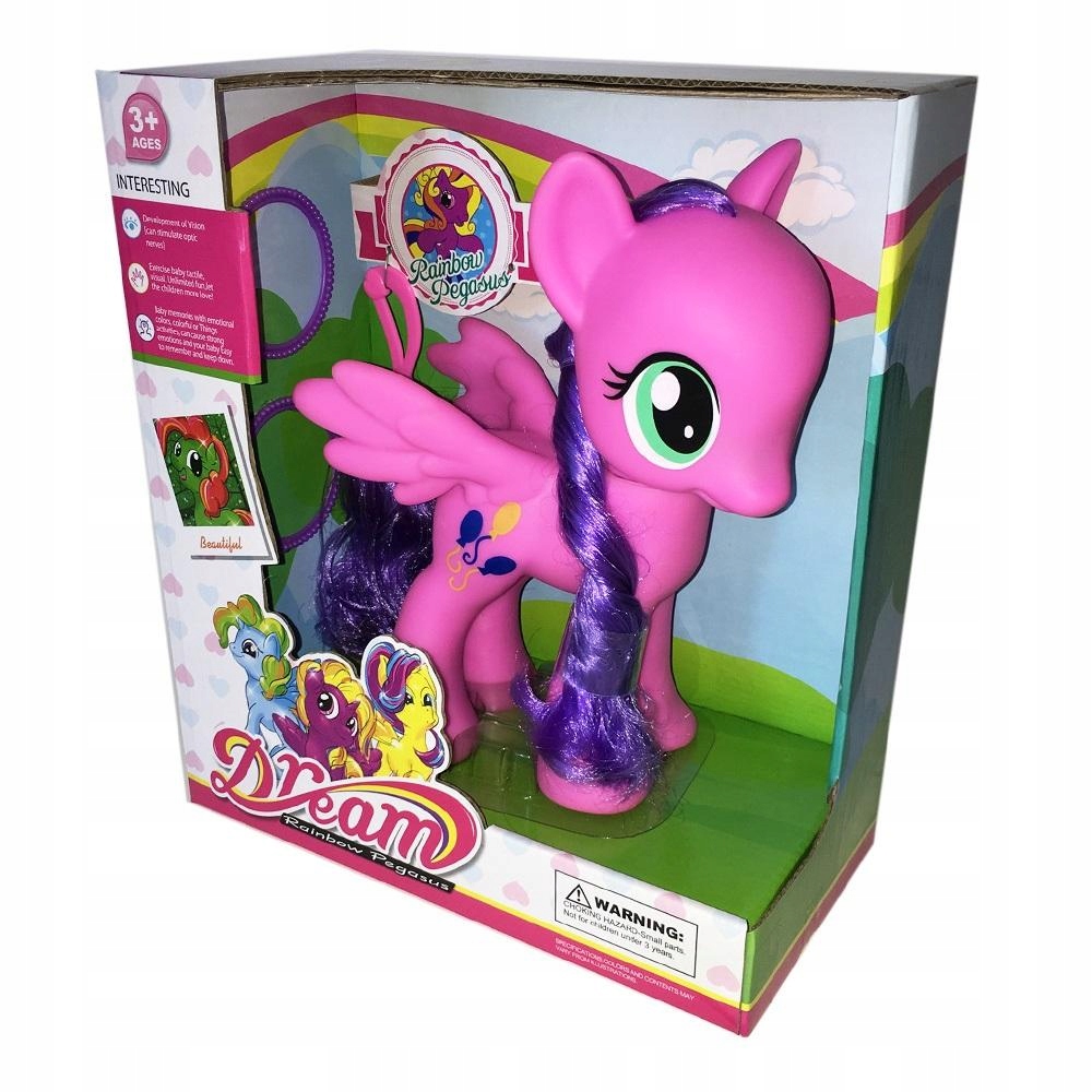 RÓŻOWY KONIK KUCYK Z AKCESORIAMI ASKATO 15062669483 - Allegro.pl