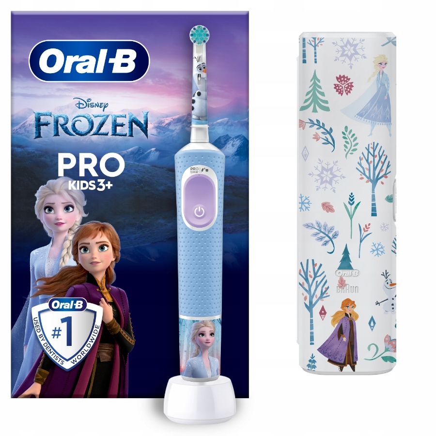 Szczoteczka elektryczna dla dzieci Oral-B Pro Kids Frozen +etui 3 ... Szczoteczka elektryczna dla dzieci Oral-B Pro Kids Frozen +etui 3 ...