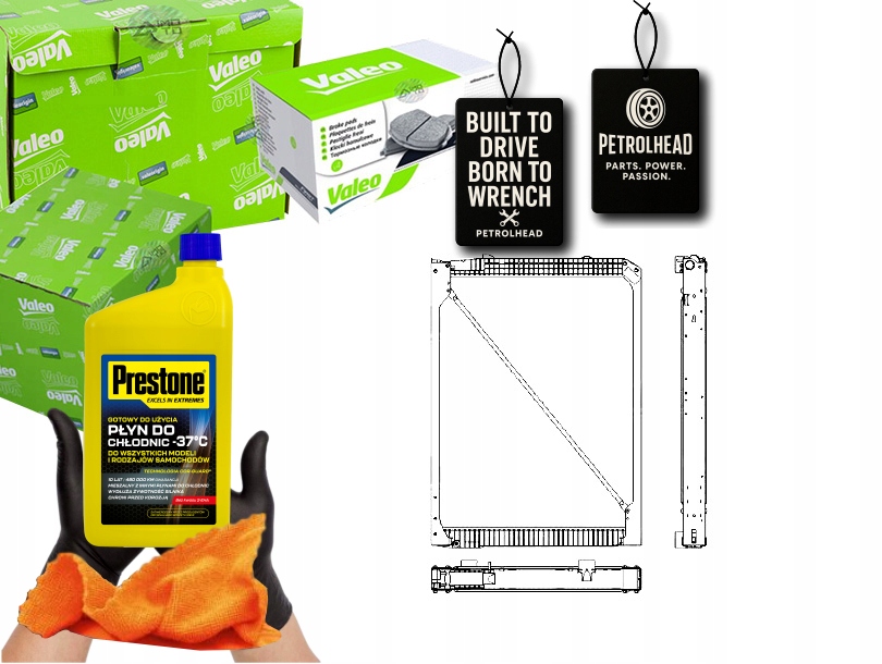 CHŁODNICA SILNIKA MERCEDES ACTROS ACTROS MP2 / MP3 #Petrolhead Pro+ Kit5 5907860258396 za 2574 ...