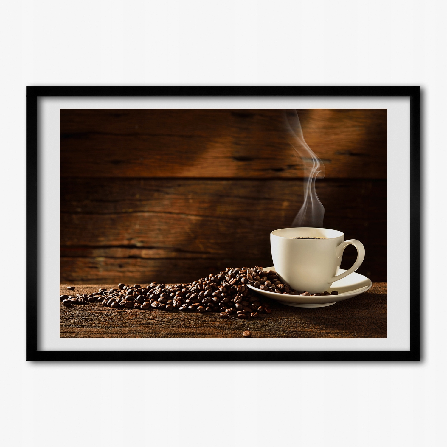 Moderný obraz s MDF rámom Šálka kávy 70x50, • Ceny, Recenzie - Allegro