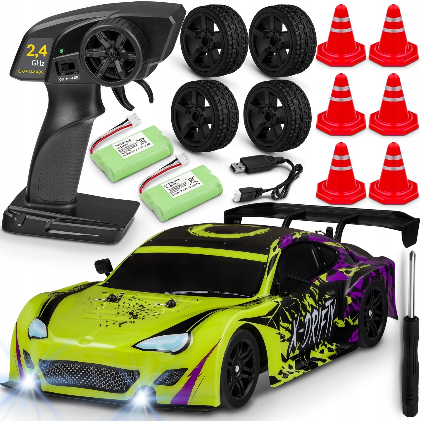 Samochód Auto RC DRIFT DRIFTING do DRIFTU ZDALNIE STEROWANY 28CM 20km/h (5903771722469) • Cena ...