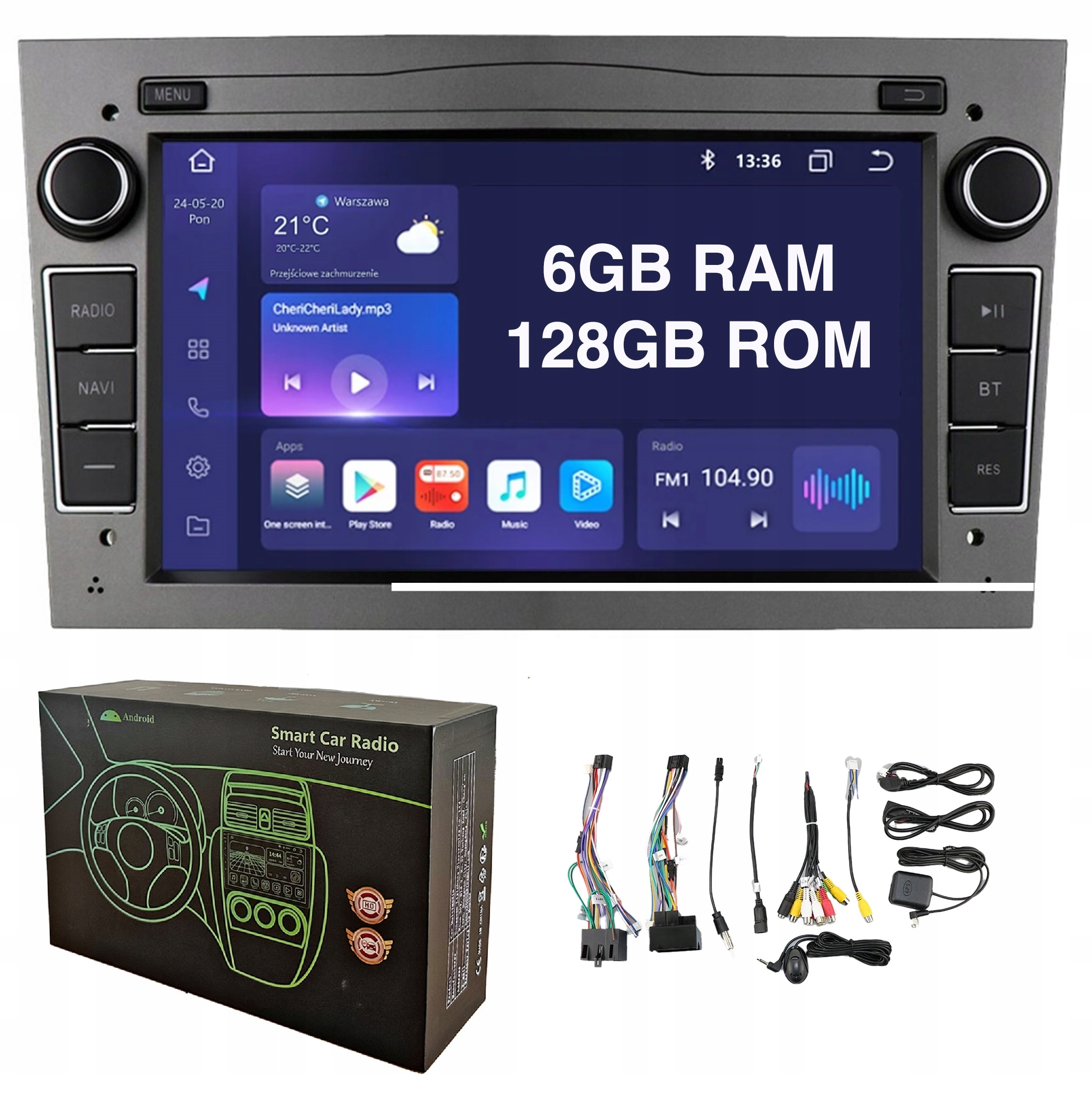 NAWIGACJA RADIO ANDROID DO OPEL ASTRA H ANTARA CORSA D VECTRA C USB 6 ...