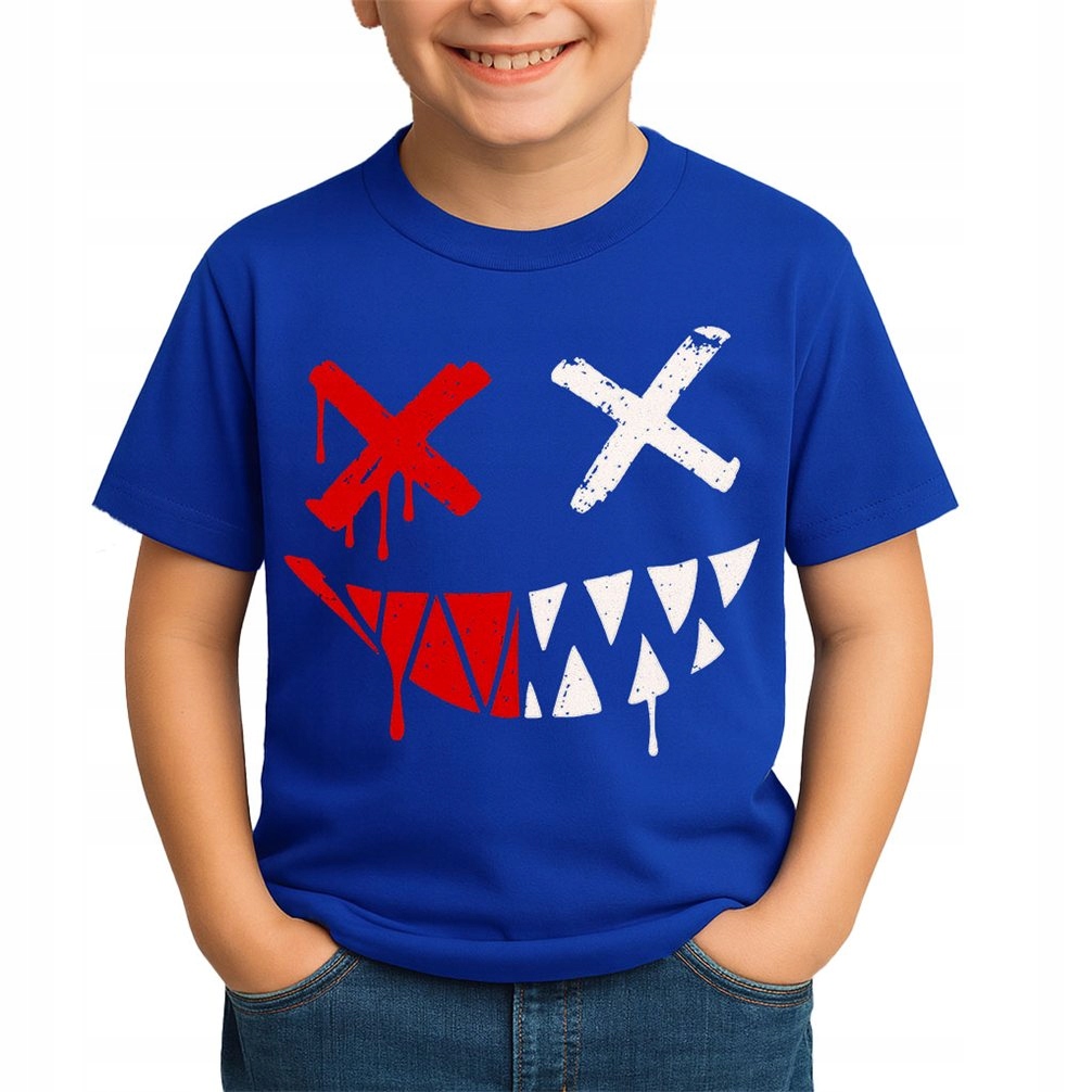 GYEREK PÓLÓ MINTA: MOSOLY SMILE HORROR SÖTÉT HALLOWEEN 128-AS MÉRET ...