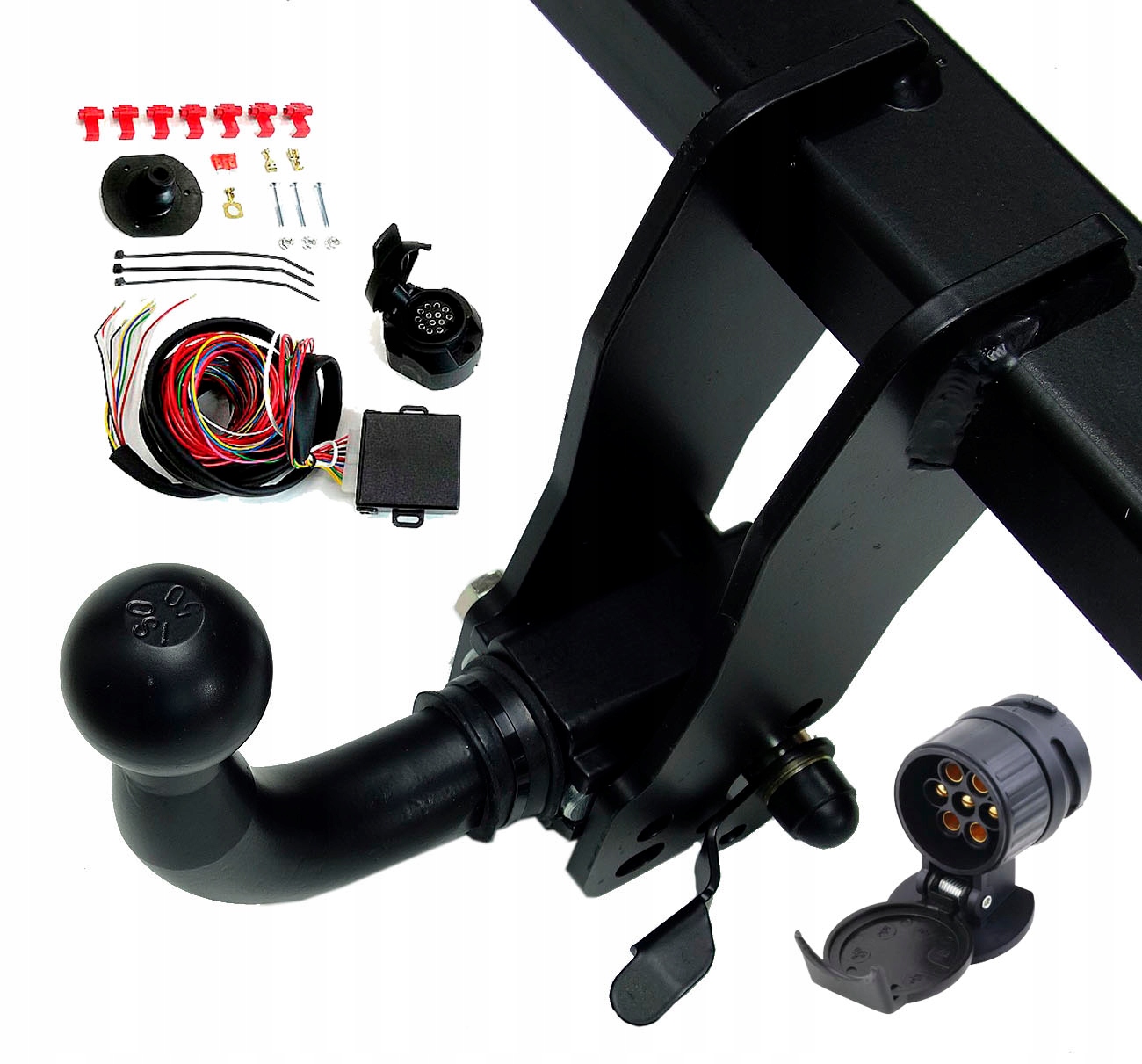 AUTOMAT HAK HOLOWNICZY MODUŁ13PIN MAZDA3 BM III HB 5907668831708 za ...