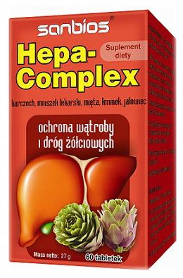 Suplement diety Sanbios Hepa-Complex 60 sztuk (5908230845130) • Cena ...