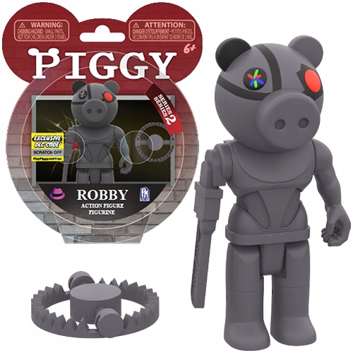 PIGGY ROBBY ROBLOX FIGURKA ROBOTYCZNA ŚWINKA SERIA 2 PHATMOJO ...