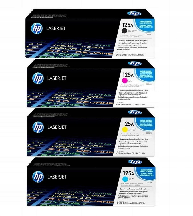 Toner HP HP125ACMYK zestaw - Sklep, Opinie, Cena w Allegro