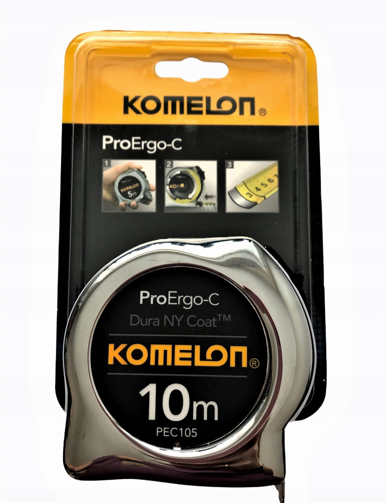 Kieszonkowa taśma miernicza 10m Komelon ProErgo-C PEC105 (8803005749408 ...