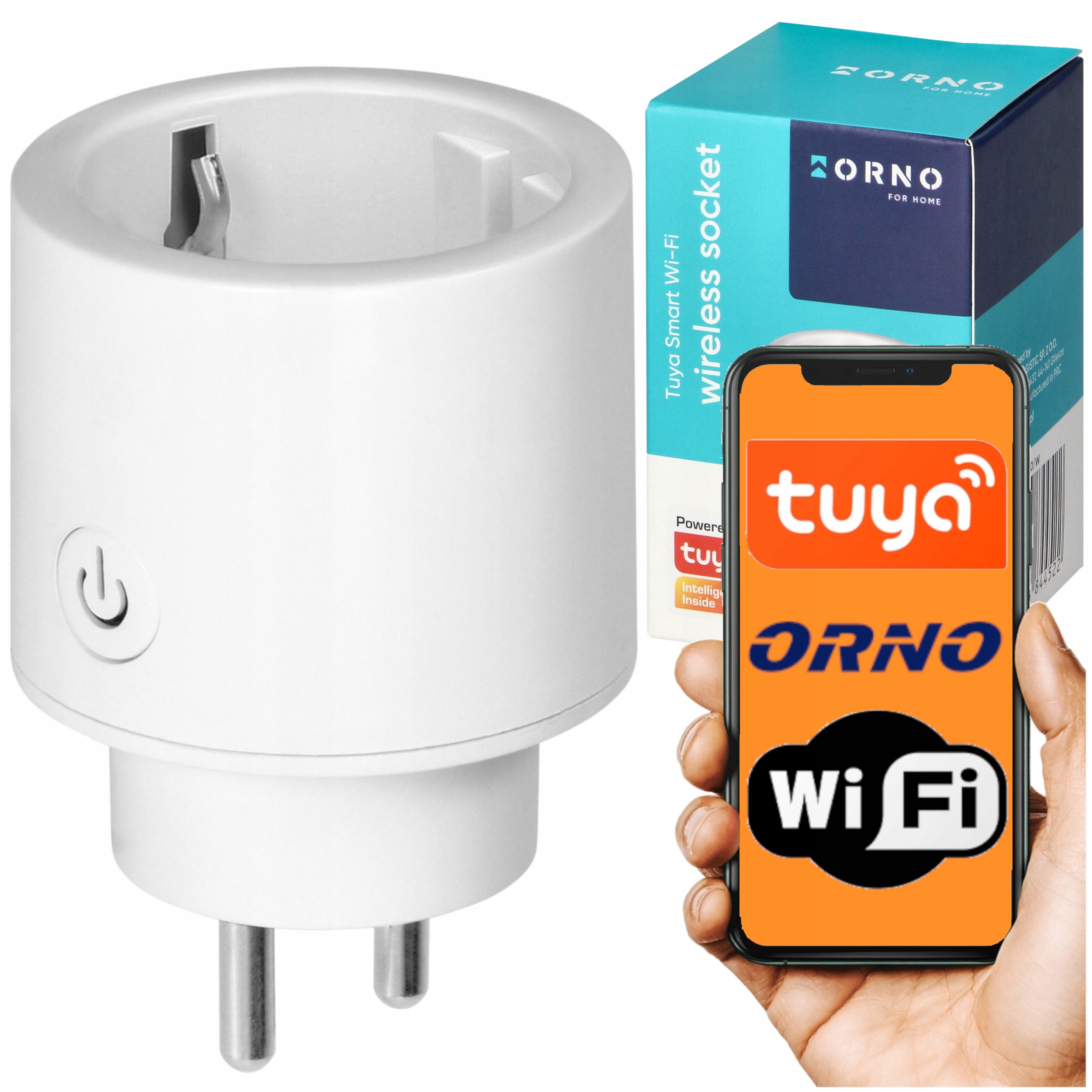 Gniazdo Elektryczne zdalnie sterowane Orno biały (5908254845789) • Cena, Opinie 15933309690 ...