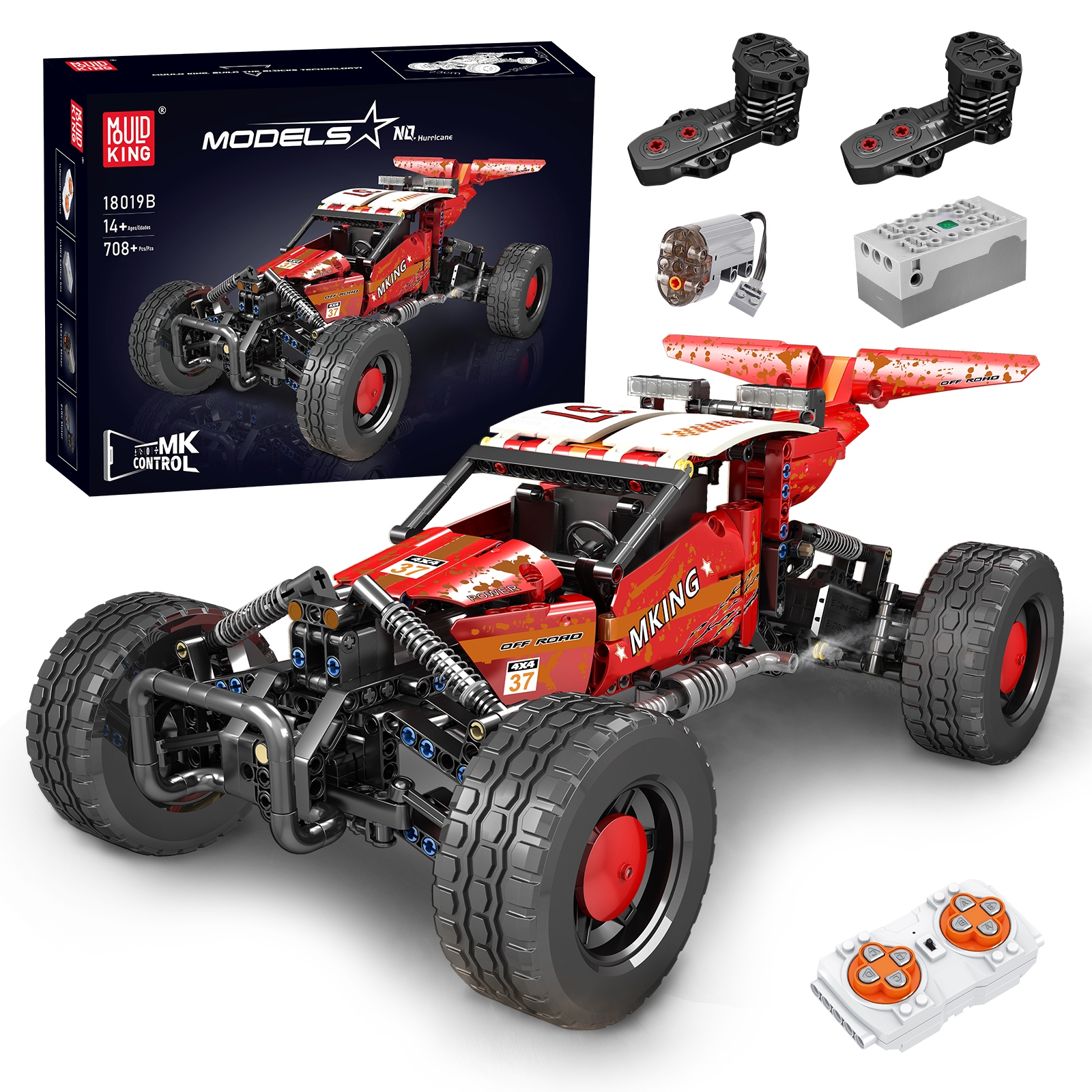 Mould king Technic Off-Road Buggy RC stavebnice stavebnicových hraček ...