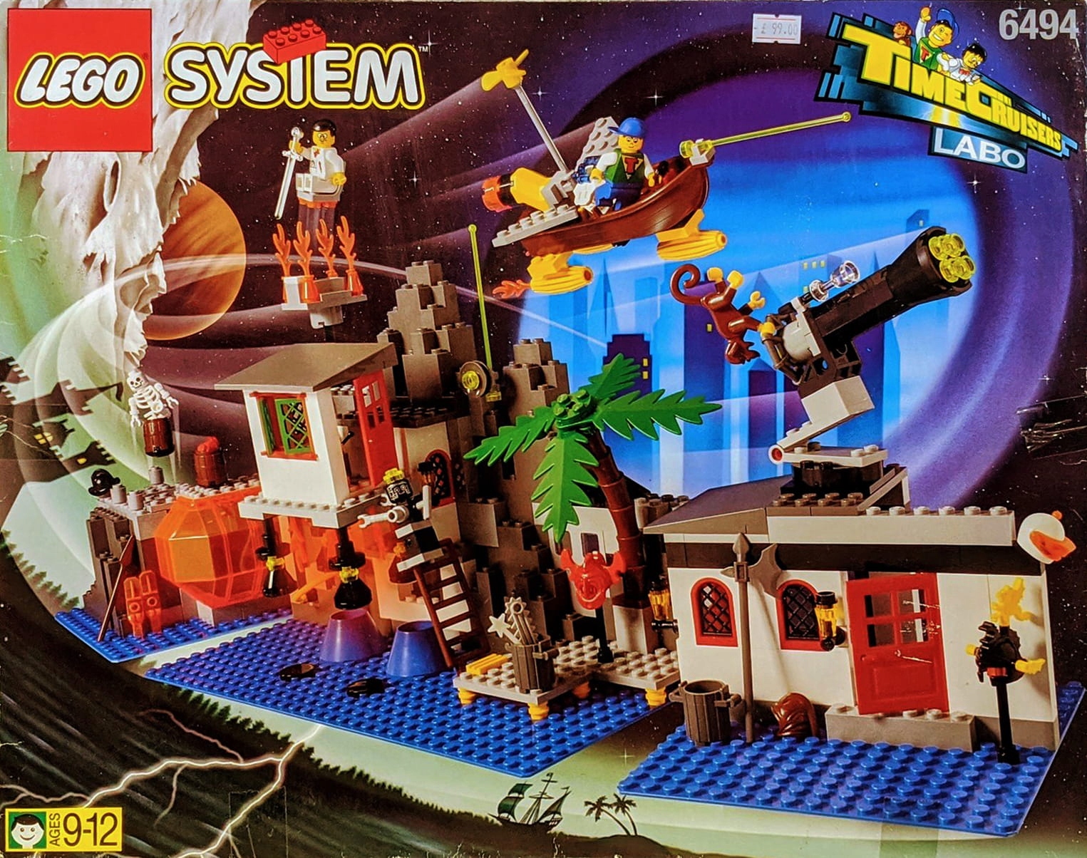 LEGO 6494 Mystic Mountain Time Lab Time Cruisers 14147090245 - Allegro.pl