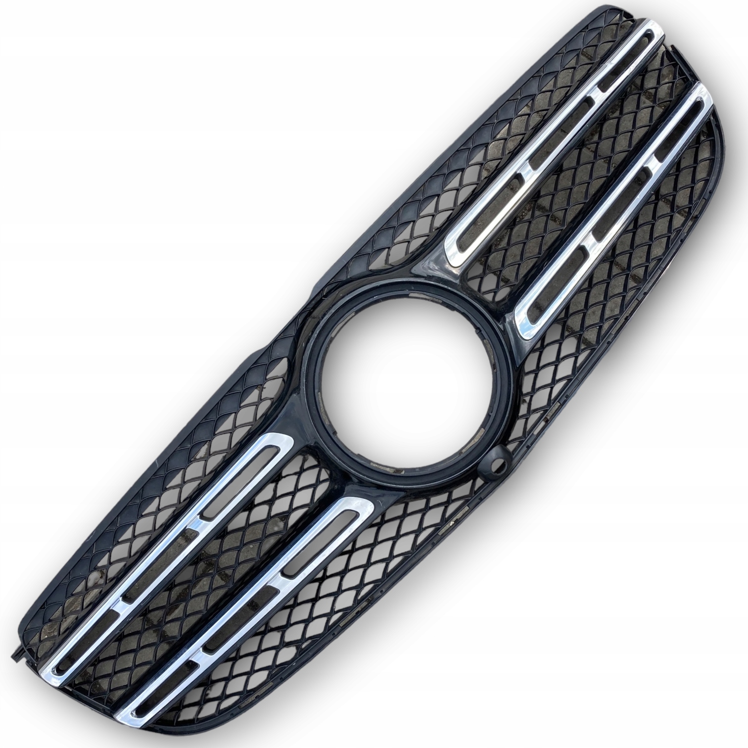 MERCEDES-BENZ GLS X166 W166 GRILL ATRAPA KRATKA ZDERZAKA PRZÓD ...