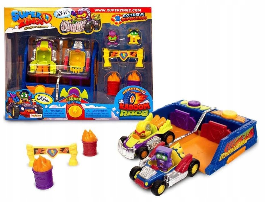 Zestaw Magic Box Super Zings Kaboom Race (8431618007327) • Cena, Opinie ...