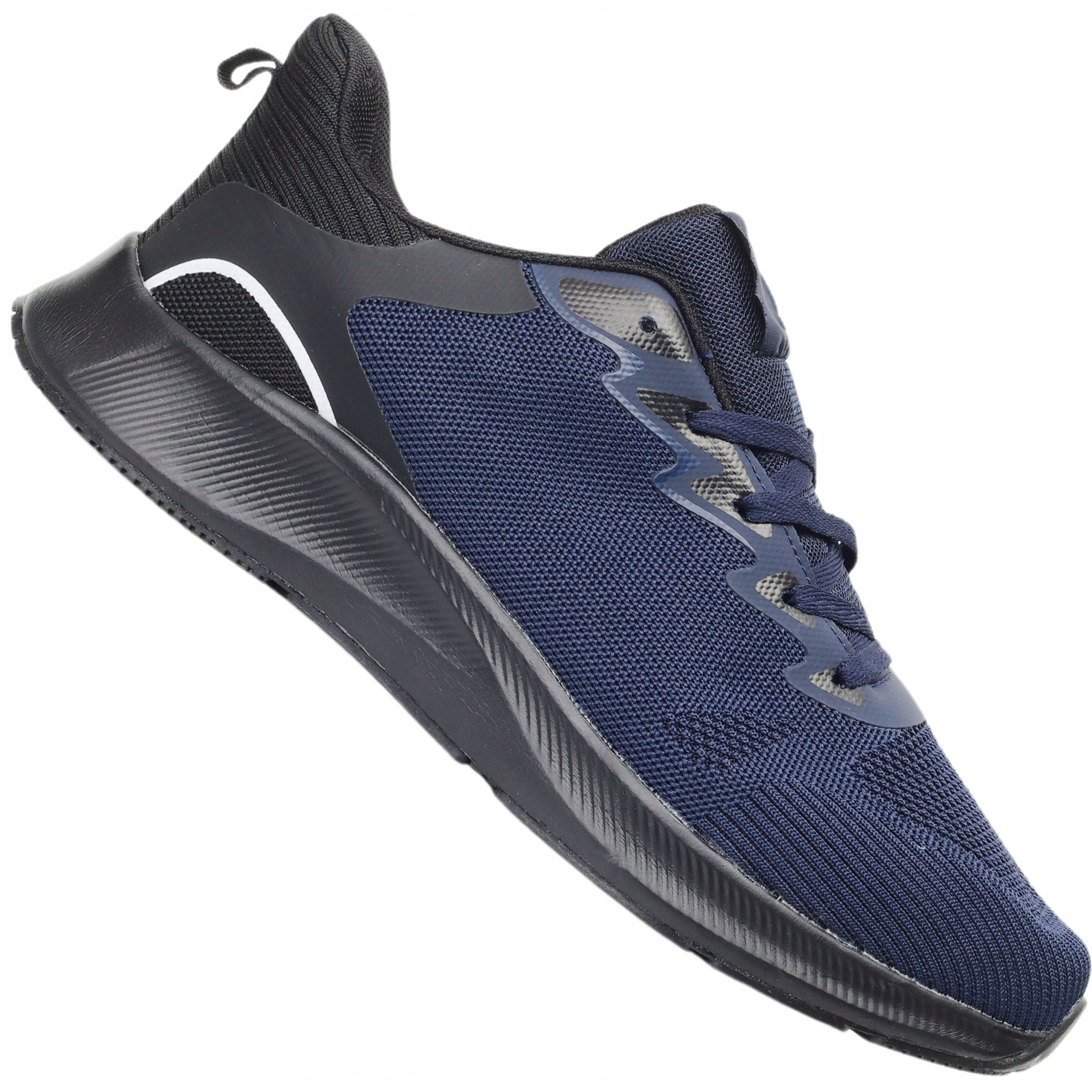 CZARNENIEBIESKIE BUTY MĘSKIE SPORTOWE NA SIŁOWNIE NA ROWER DO PRACY ...