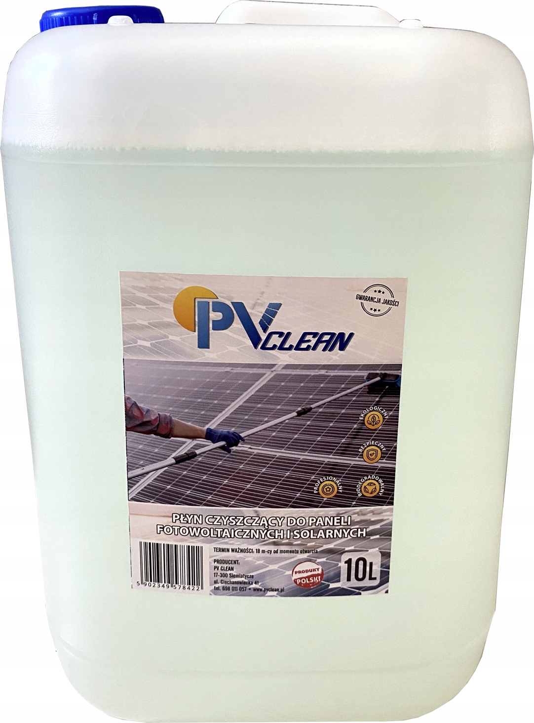 PV CLEAN 10L Płyn do mycia paneli fotowoltaicznych (PV CLEAN 10 L ...