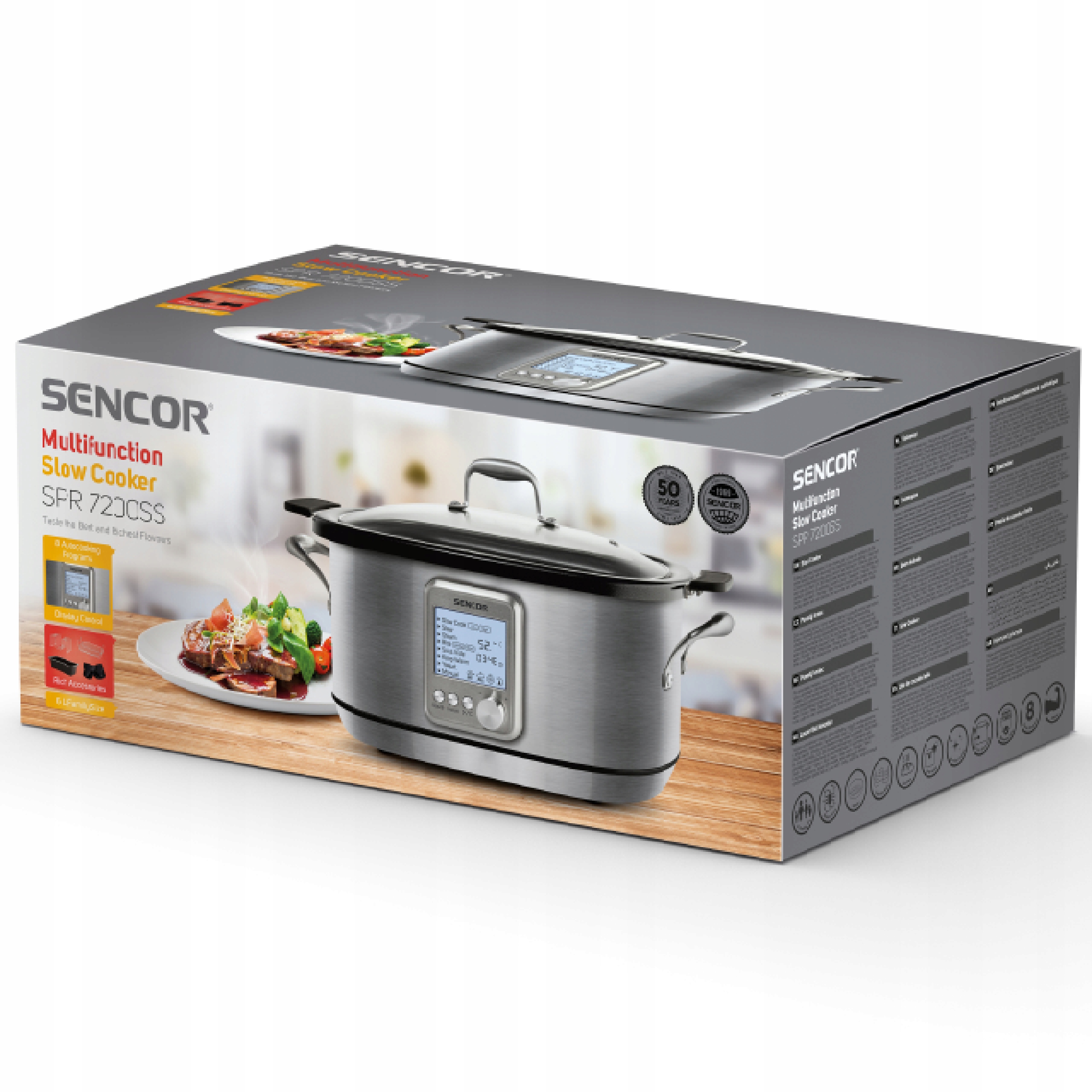 Wolnowar Sencor SPR 7200SS 7L 1250W 8 Programów - Sklep, Opinie, Cena w Allegro