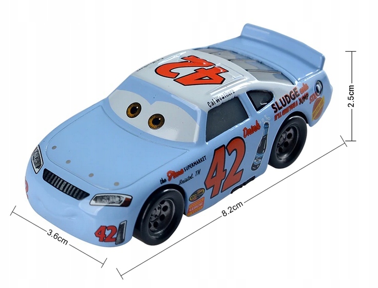 Metalowe Auto Disney Pixar Cars No.42 CAL WEATHERS (887961656800 ...