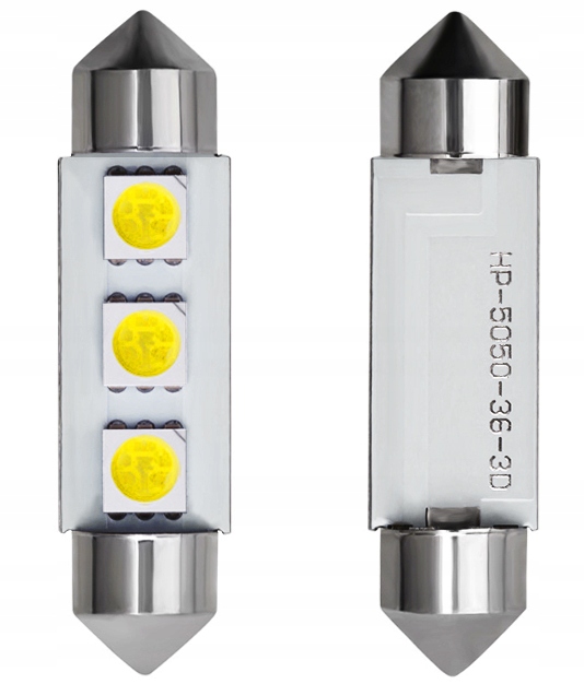 ŻARÓWKA RURKA 3 LED SMD 36MM C5W C10W DO WNĘTRZA B101 za 4,90 zł z ... ŻARÓWKA RURKA 3 LED SMD 36MM C5W C10W DO WNĘTRZA B101 za 4,90 zł z ...