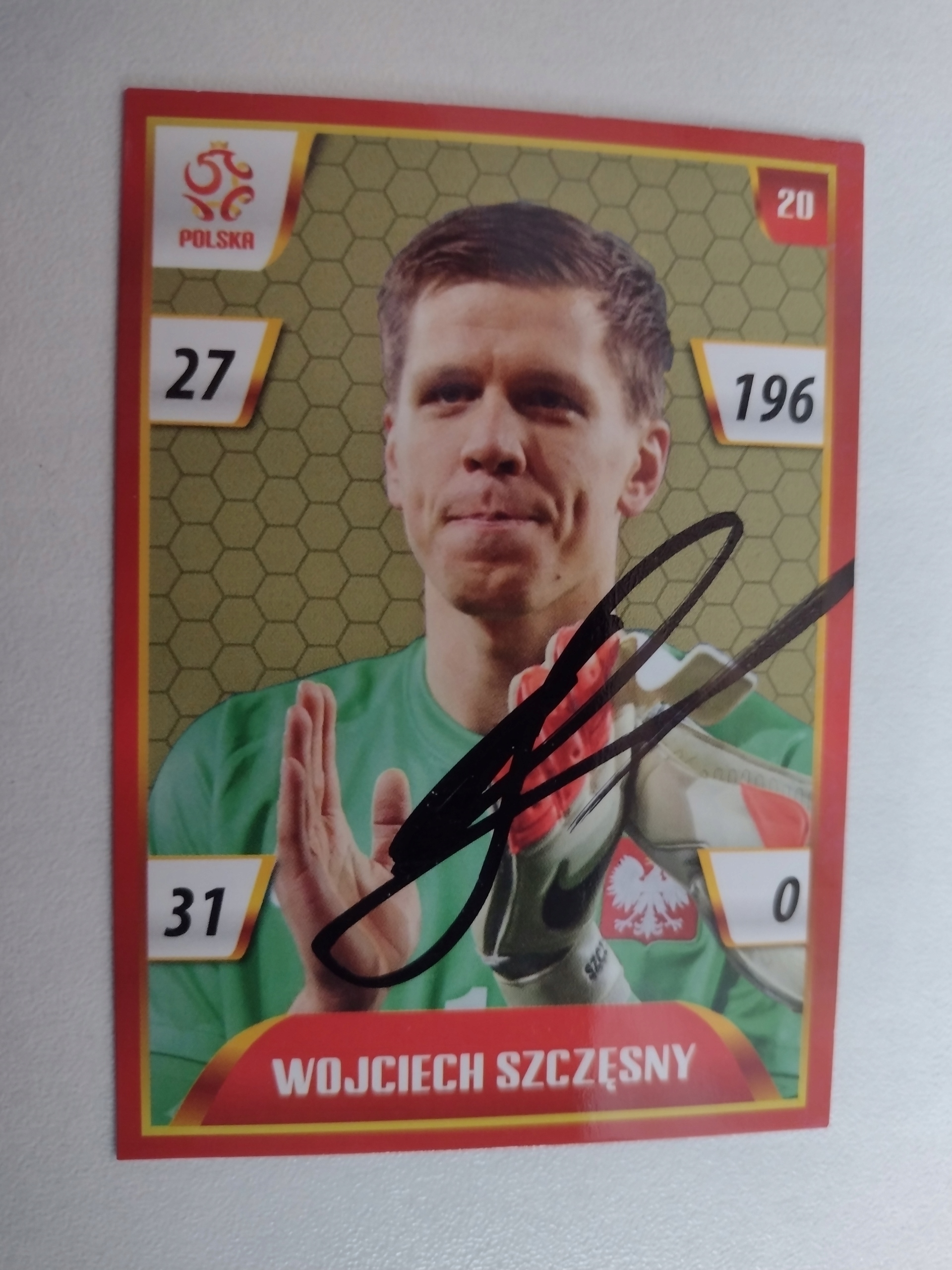 Karta panini autograf Polska Wojciech Szczęsny PZPN - 15418855834 ...