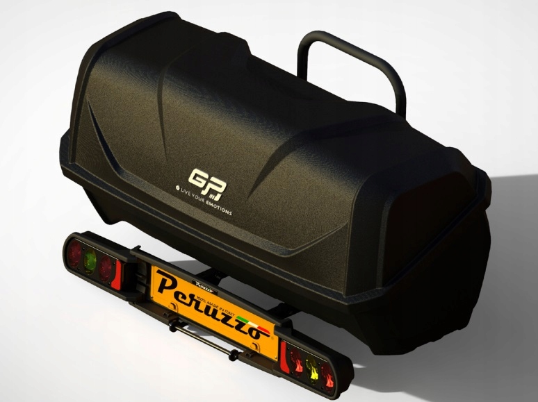 Box na hak Peruzzo GP BOX montowany na platformie rowerowej G3 za 1649 ...