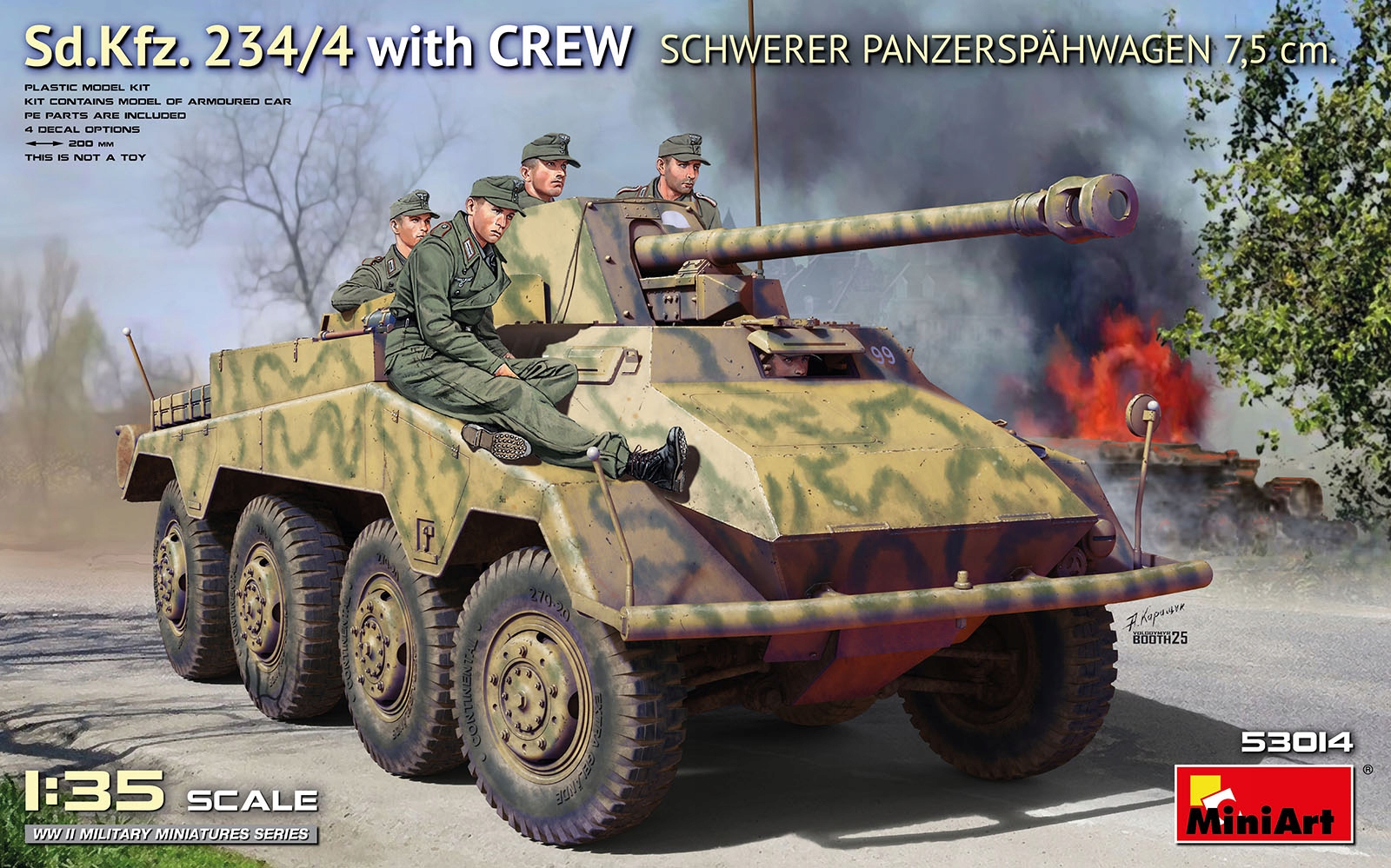 Sd.Kfz.234/4 w/CREW MINIART 53014 (5906852927920) • Cena, Opinie • Pojazdy wojskowe 17982540119 ...