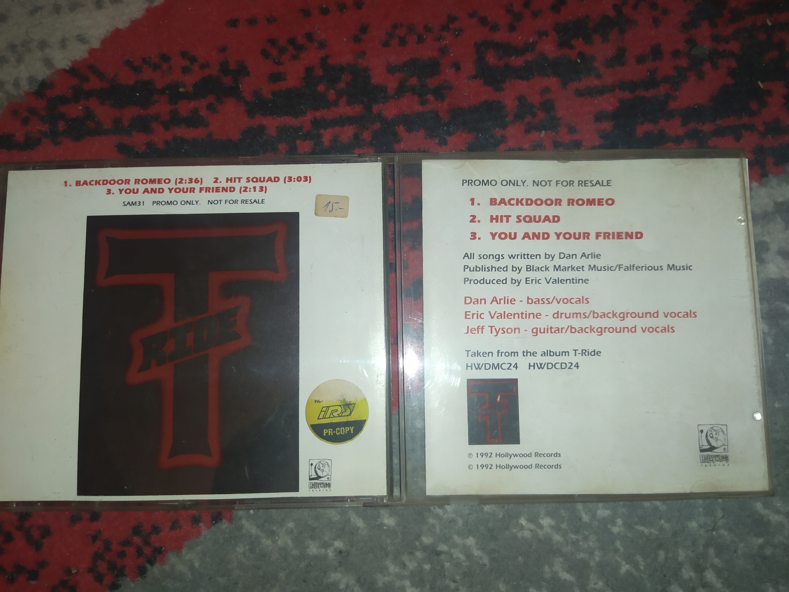 T-Ride T Ride CD Singiel Backdoor Romeo Hit Squad 12521853022 - Sklepy ...