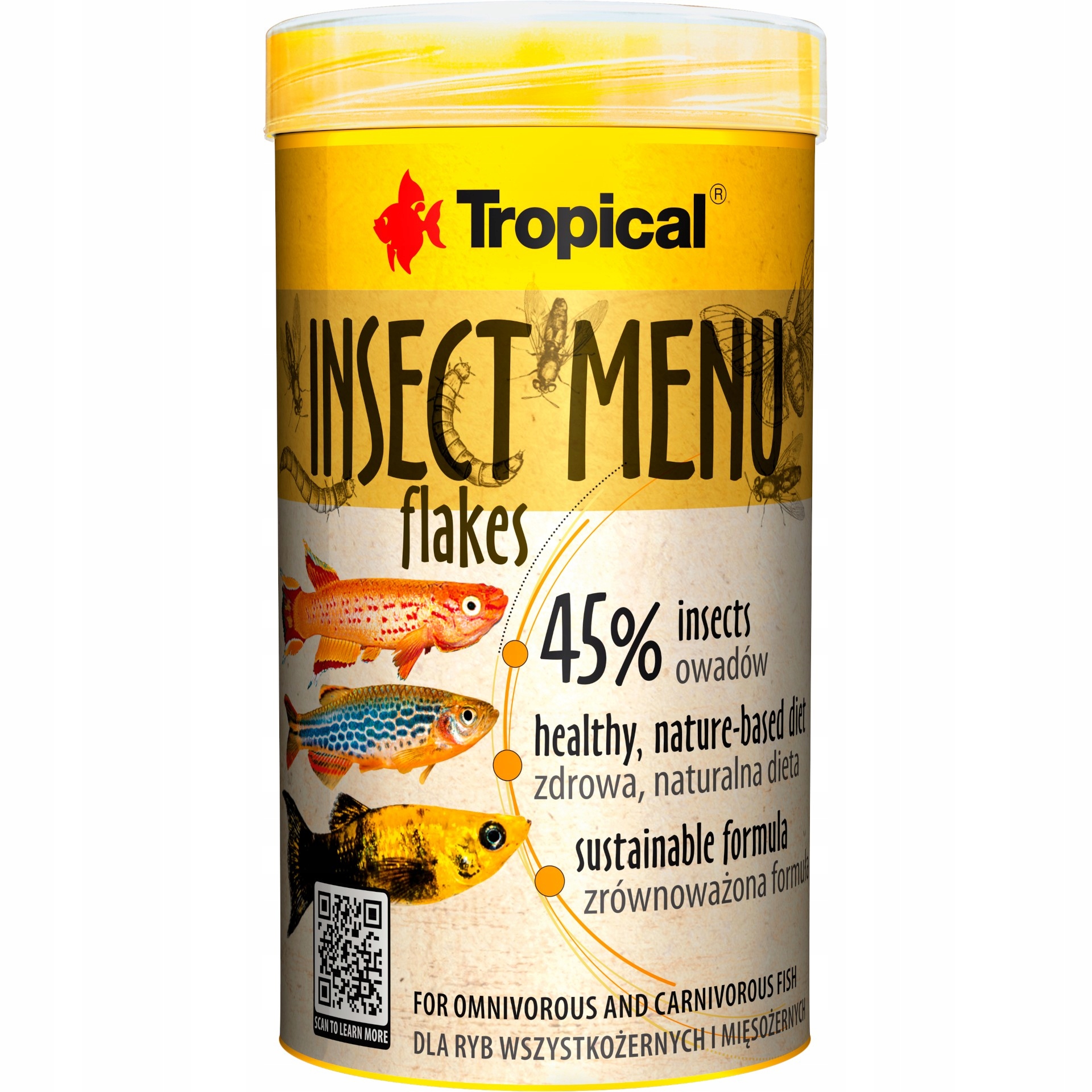 TROPICAL INSECT MENU FLAKES 1000ml (5900469704462) • Cena, Opinie ...