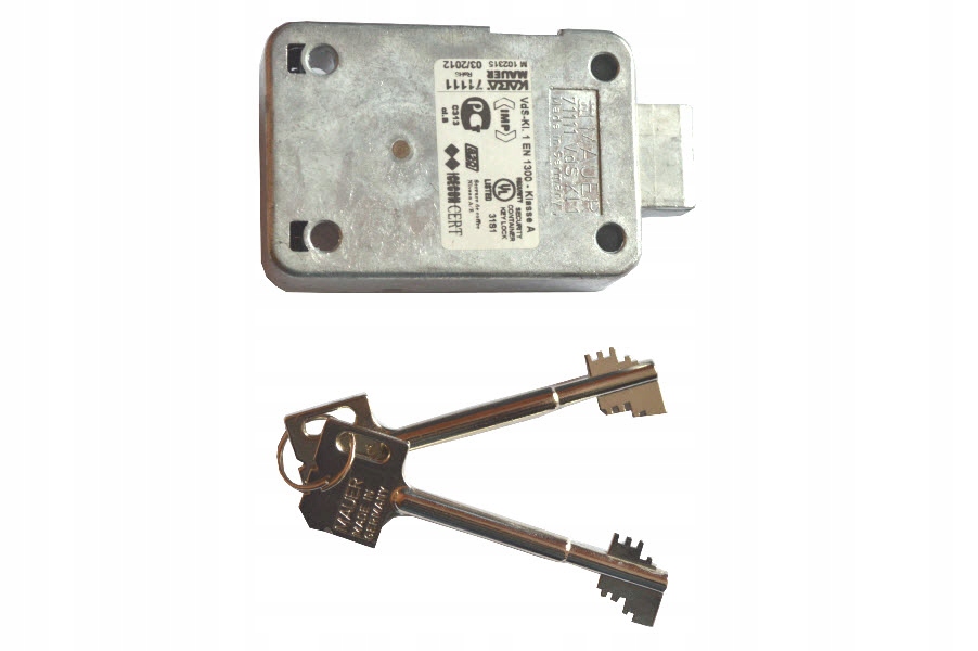 Zamek Kaba Mauer 71111 atestowany do sejfów i szaf (MAUER 71111) • Cena ...