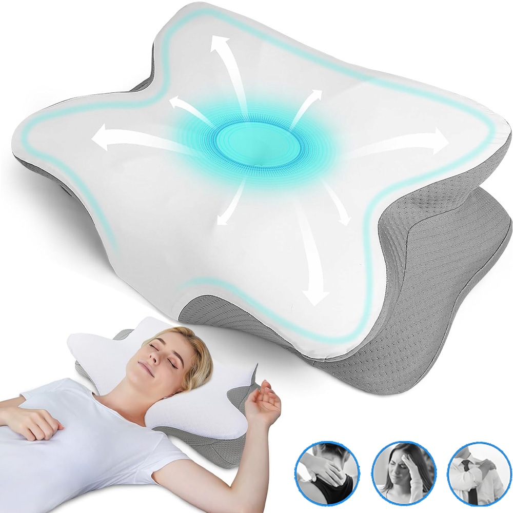 PROFILOWANA PODUSZKA ORTOPEDYCZNA DO SPANIA NA BÓLE KRĘGOSŁUP SZYJNY (4170000188988) • Cena ...