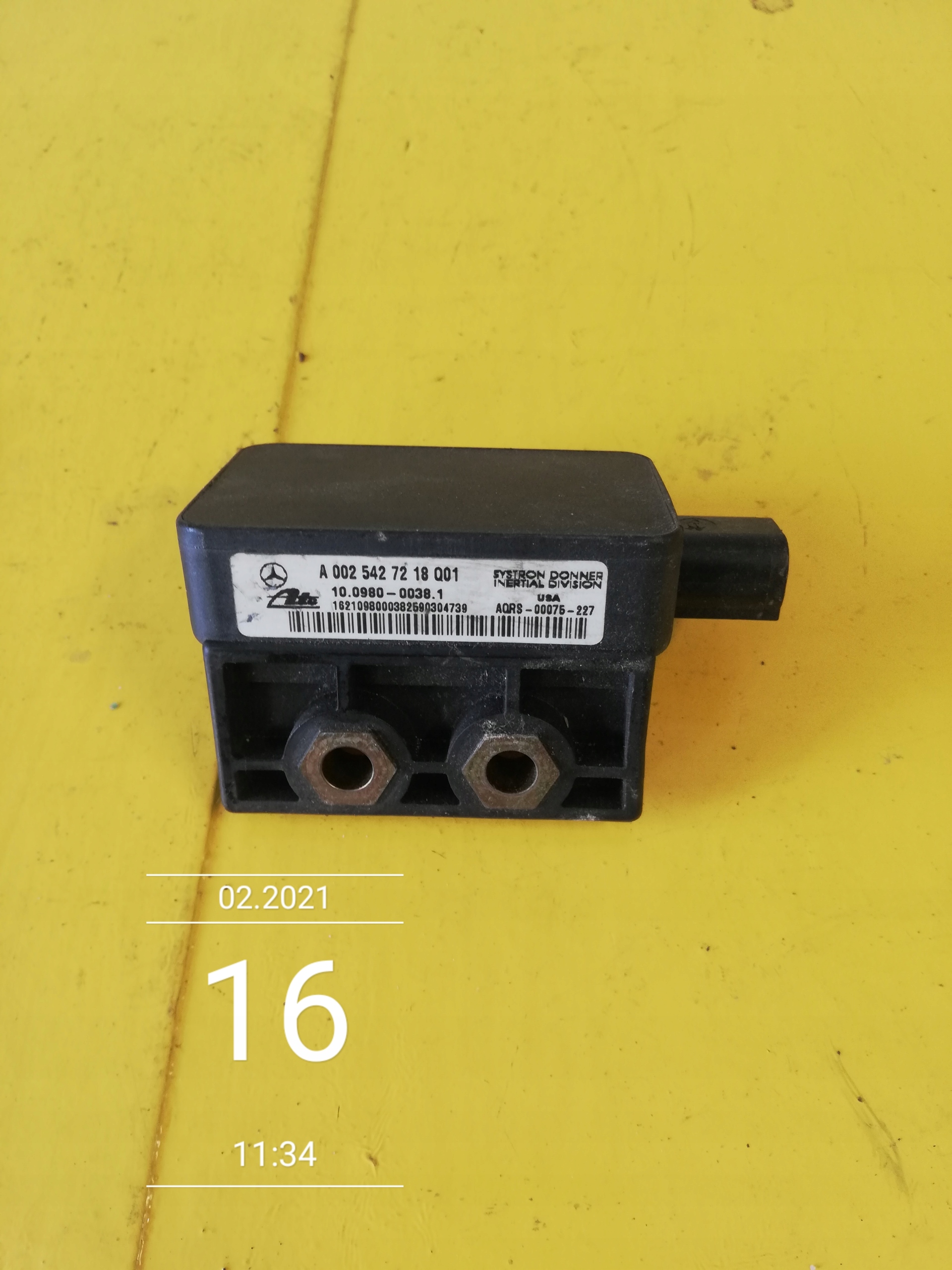 A0025427218 , A0025427218 , - MERCEDES ML W163 модуль датчика ESP ...