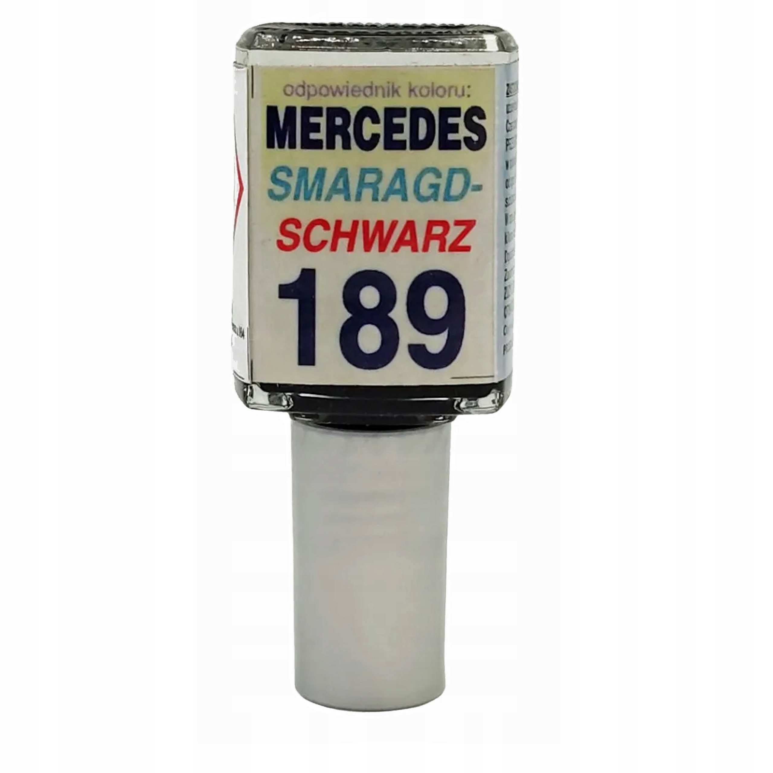 Zaprawka do rys 10ml MERCEDES 189 SMARAGDSCHWARZ 5906379505564 za 20 ...