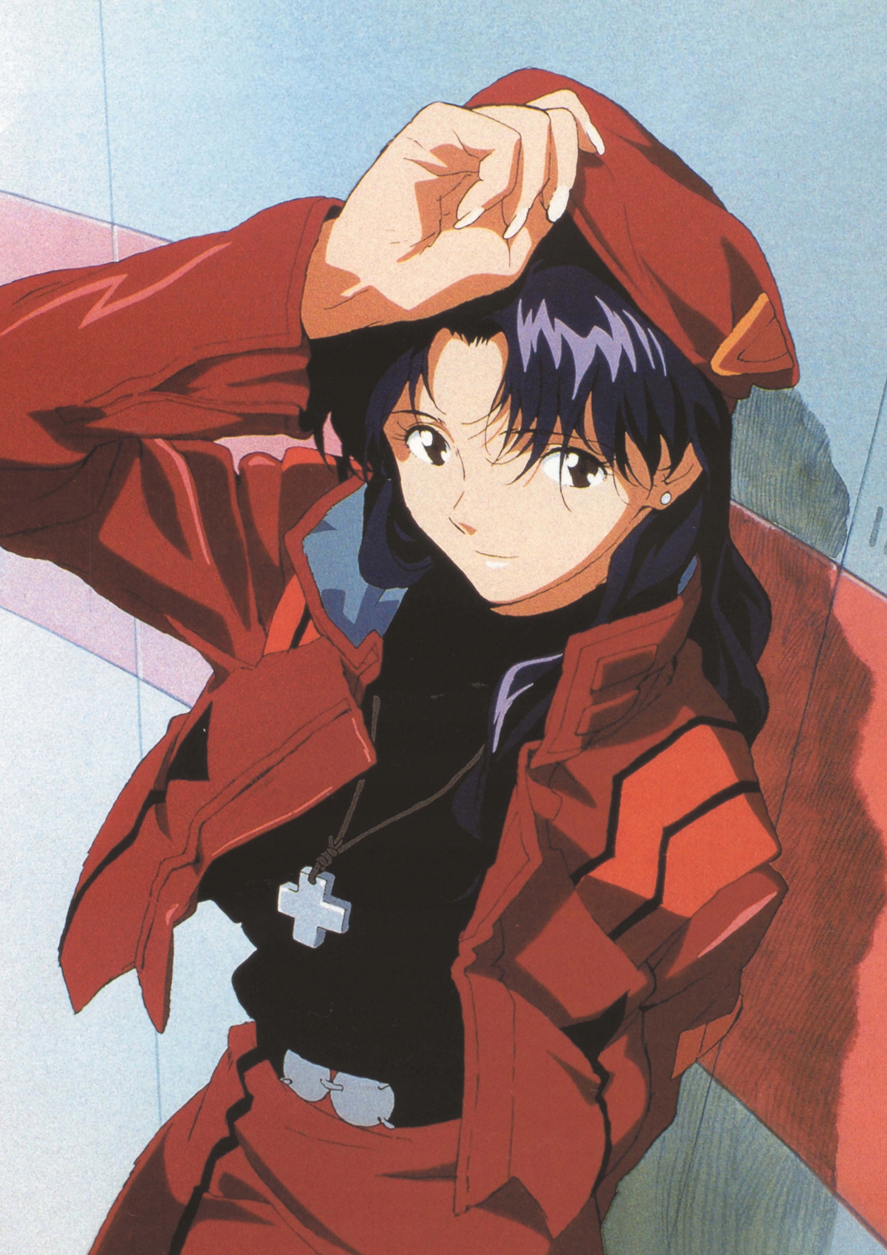 Plakat A3 anime Neon Genesis Evangelion Misato 12399807006 - Sklepy ...