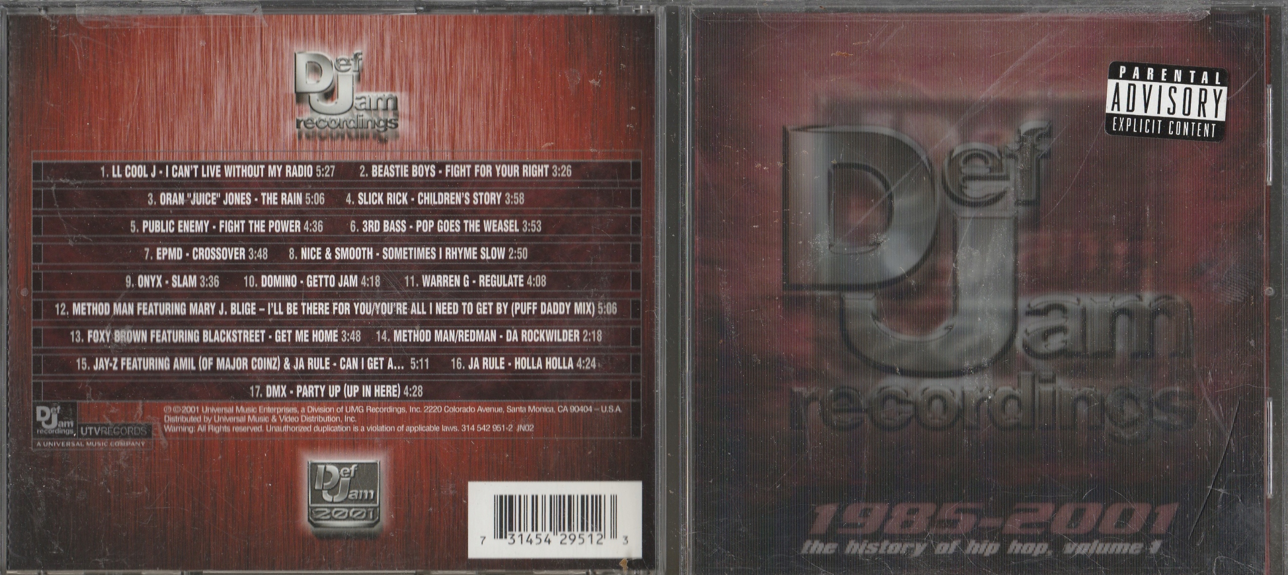 Def Jam 1985-2001 The History Of Hip Hop Vol. 1 Various Artists CD - porównaj ceny - Allegro.pl