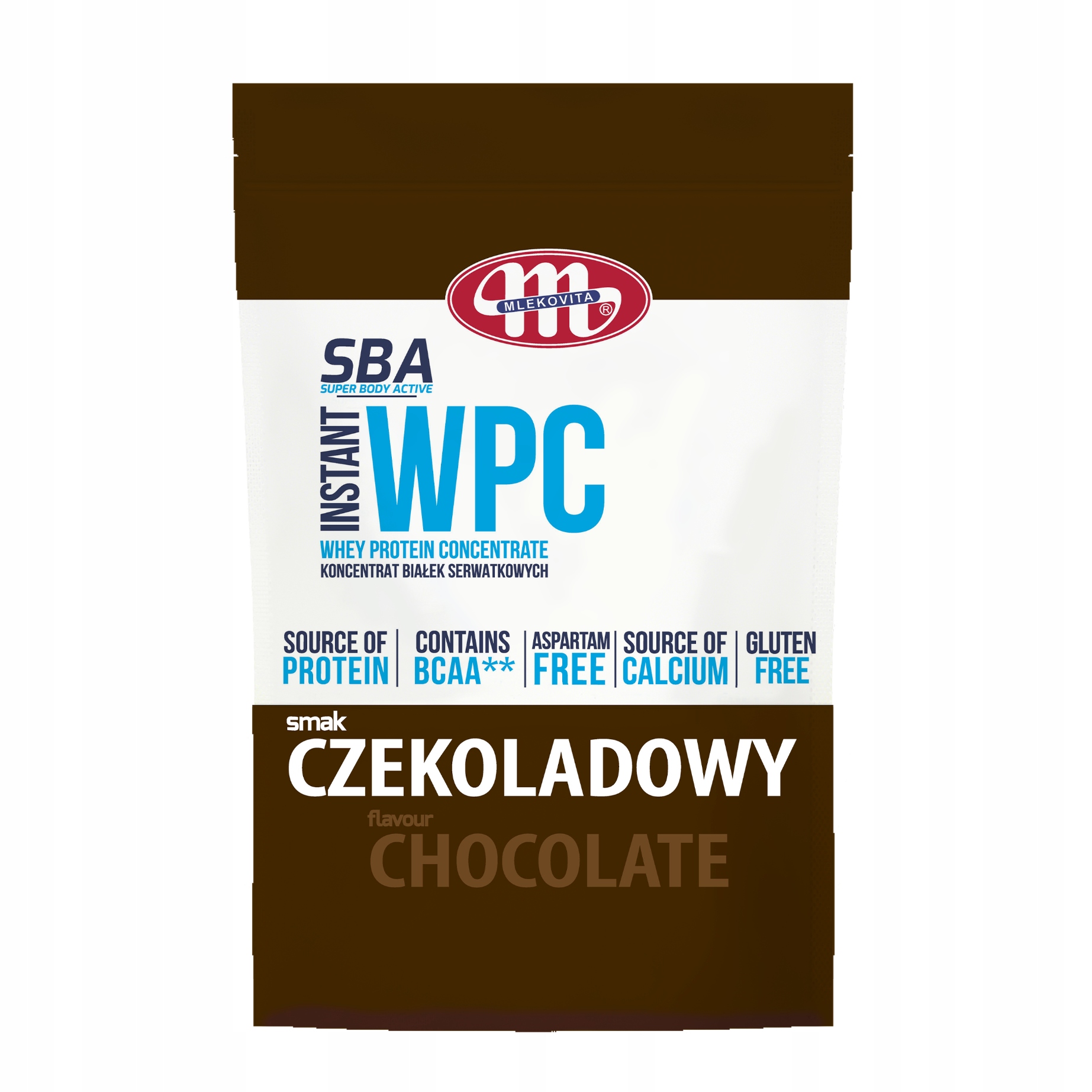 Mlekovita SBA WPC80 instant 700g - Czekoladowy - 5900512984773 - 8874631427 - Allegro