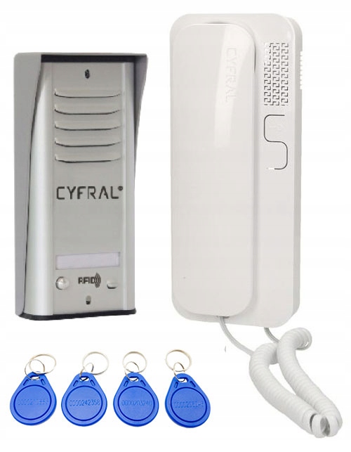 DOMOFON CYFRAL COSMO 1lokator pastylki zbliżeniowe (5905669169240 ...