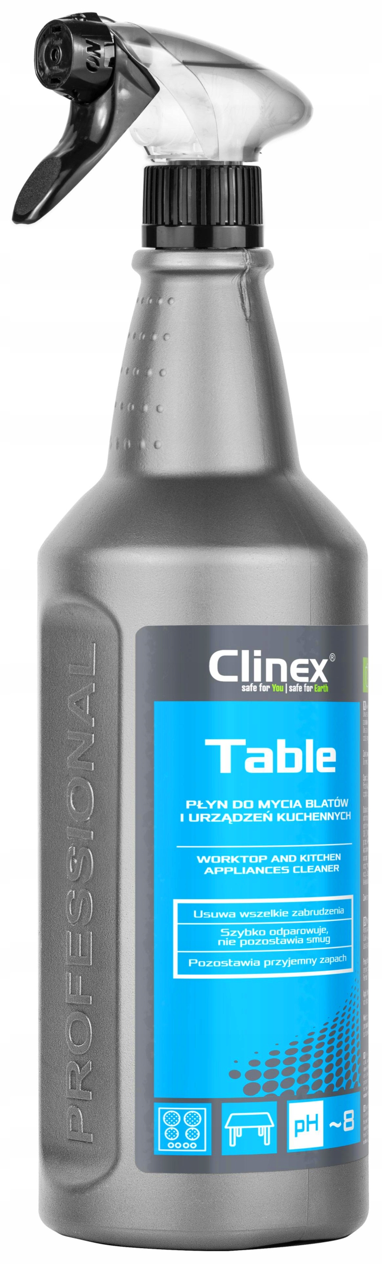 Clinex Table - Płyn do mycia blatów, pojemników, urządzeń kuchennych ...