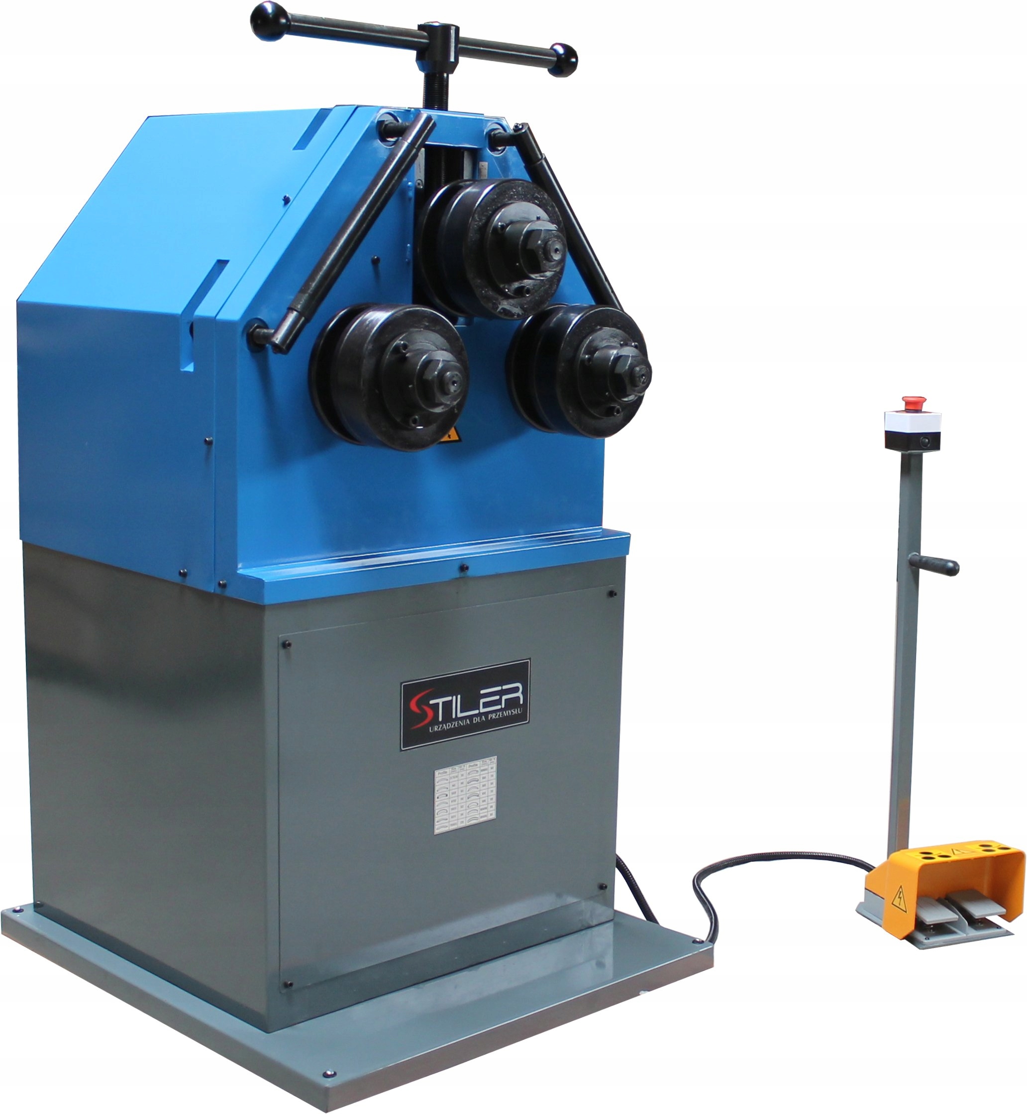 MOCNA GIĘTARKA ZAGINARKA DO METALU RUR I PROFILI STILER RBM50 FI 70MM 2 ...