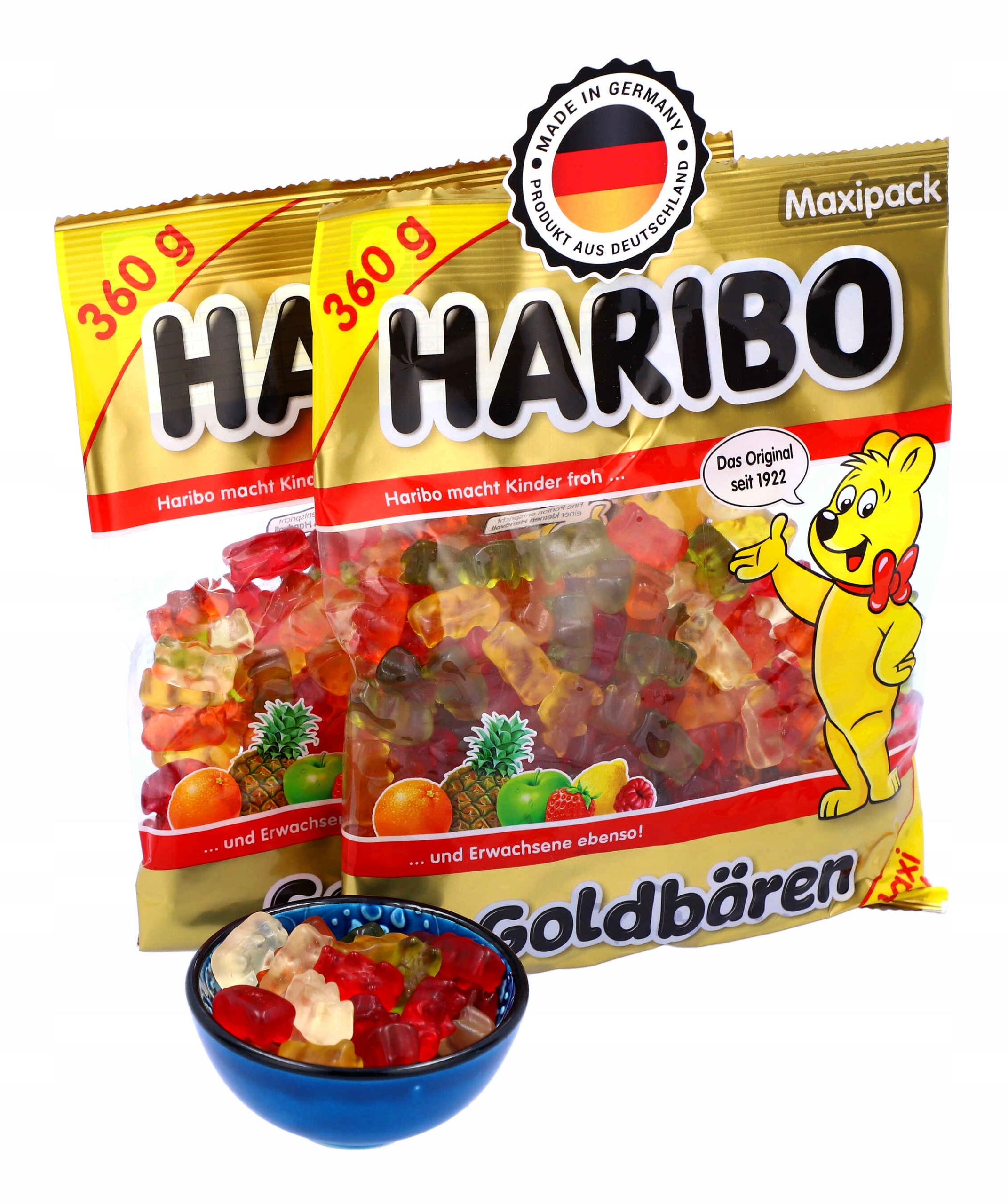 Haribo Żelki Goldbaren Złote Misie 360g z Niemiec - Niska cena na ...