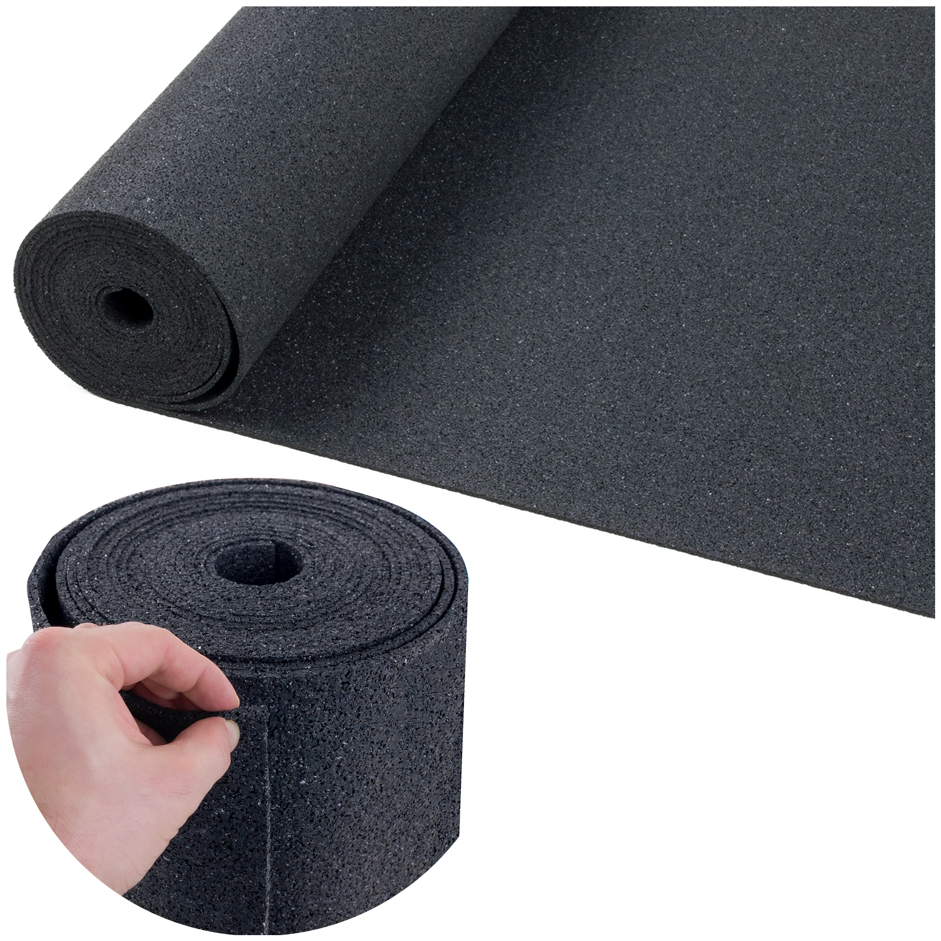 GUMOVÁ MATA 5mm ANTIVIBRAČNÍ guma izolace 1m2 odhlučnění podlahy v domě ...