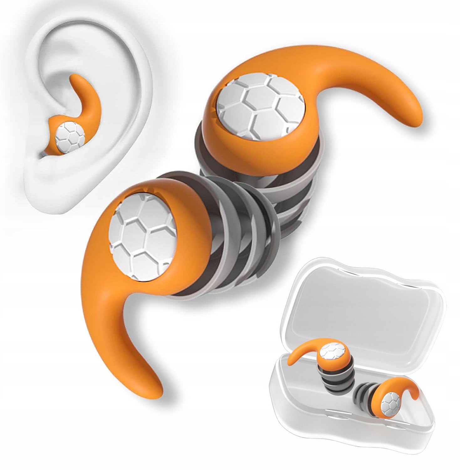 ZATYCZKI WYCISZAJĄCE DO USZU STOPERY DO SPANIA - ETES-OG-3582 ...