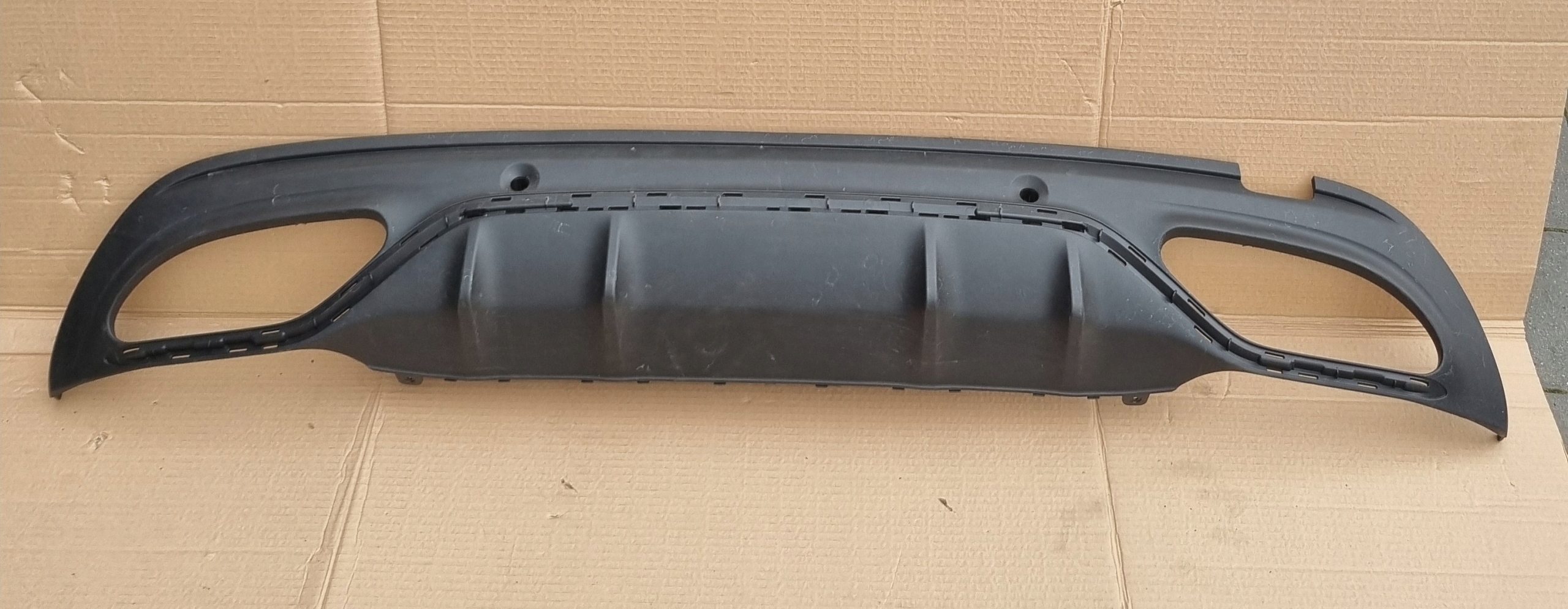 MERCEDES C-KLASA W205 DOKŁADKA SPOILER ZDERZAKA TYŁ A2058853103 ...