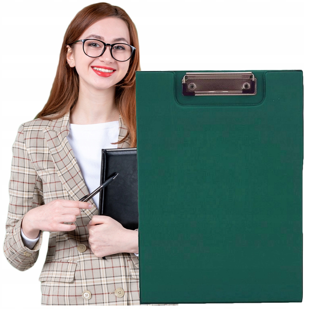 PODKŁADKA Z KLIPEM TECZKA A4 ZAMYKA KOLOROWA BIURO (5905320253912) • Cena, Opinie • Clipboardy ...