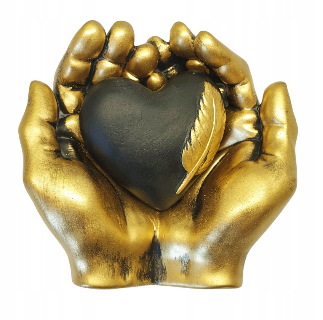 Rzeźba Serce Ręce - Niska cena na Allegro