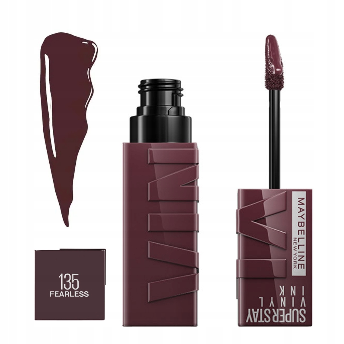 Pomadka W Płynie Superstay Vinyl Ink 135 Fearless MAYBELLINE (30147515 ...