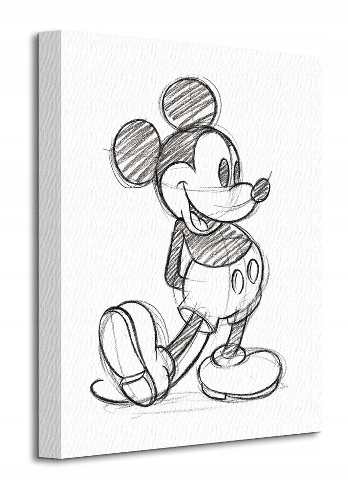 30x40 cmMickey Mouse Sketched - Single - Obraz na (5050293170664 ...