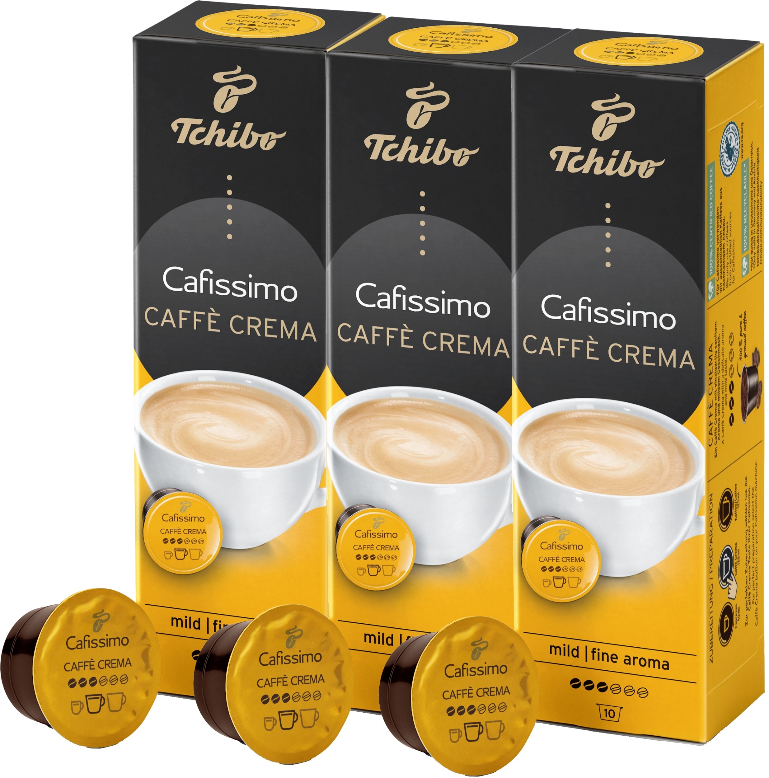 Kapsułki do Cafissimo Tchibo Cafissimo Caffe Crema 30 szt. (5901034000156) • Cena, Opinie ...