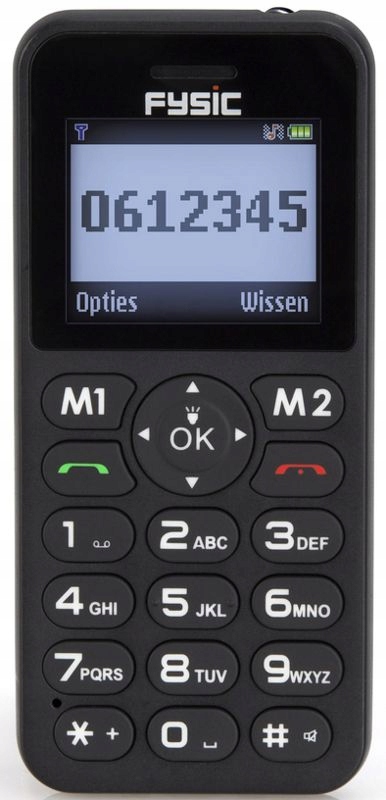TELEFON FYSIC FM-7550 SMS RÁDIO SOS SVÍTILNA SENIOR - Allegro